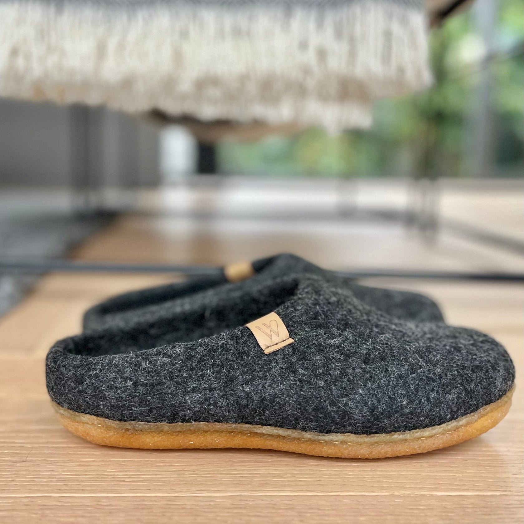 Suffolk Slip-On Rubber Sole | Wool Slip-On | Woolfi