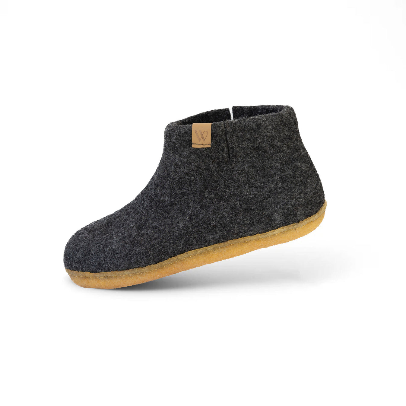 Gotland Wool Boot with Rubber Sole – Handmade Wool Slippers | Woolfi
